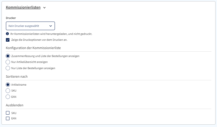 Wie erstelle ich Kommissionierlisten und Lieferscheine? – Sendcloud Help Center